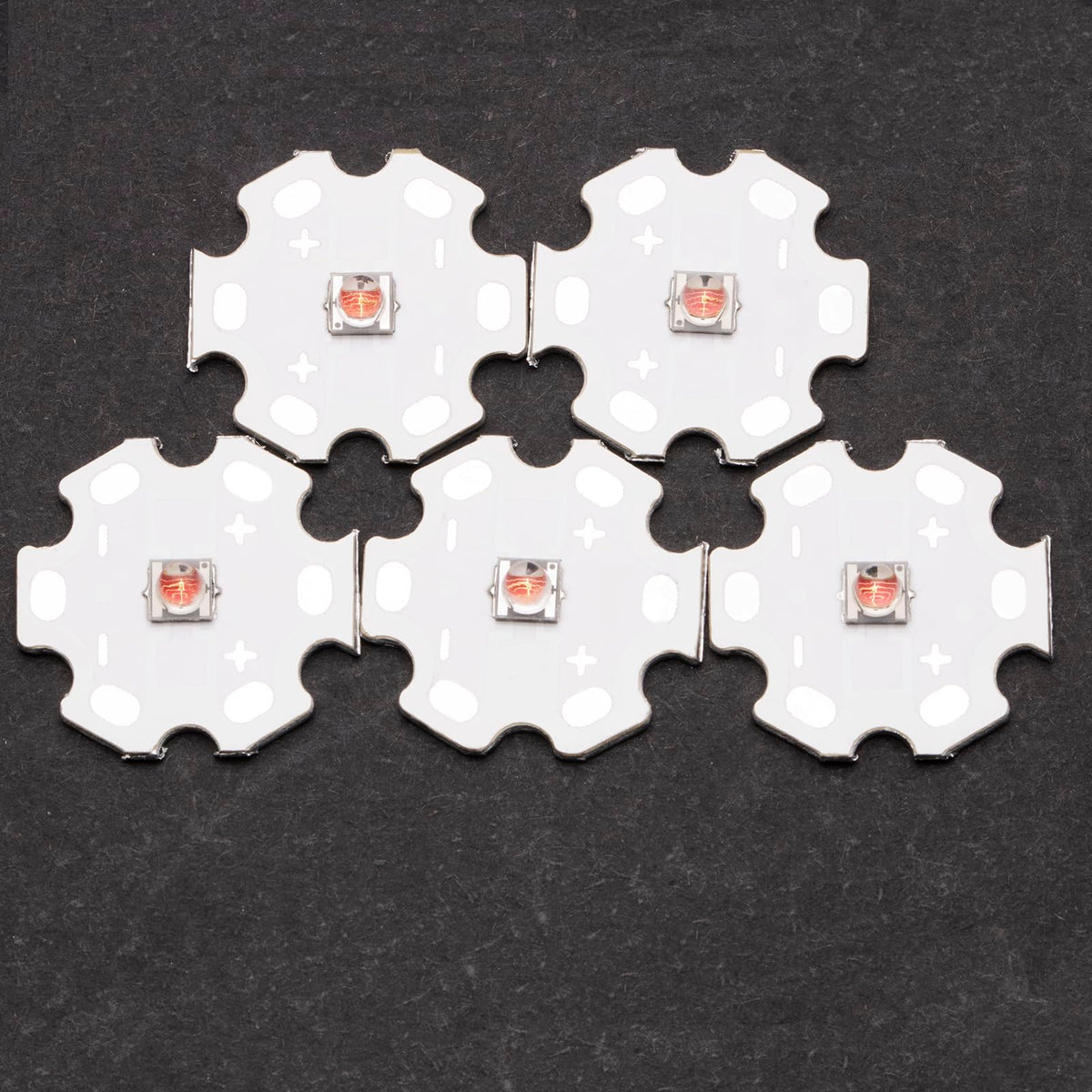 Ledguhon 5Pcs 3W 620Nm Red 3535 Smd High Power Led Chip With Aluminum ...