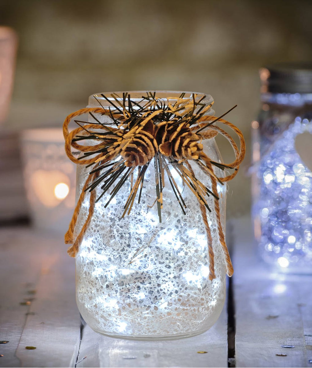 ITART Micro LED String Lights Battery Powered Set of 8 Cool White Mini ...