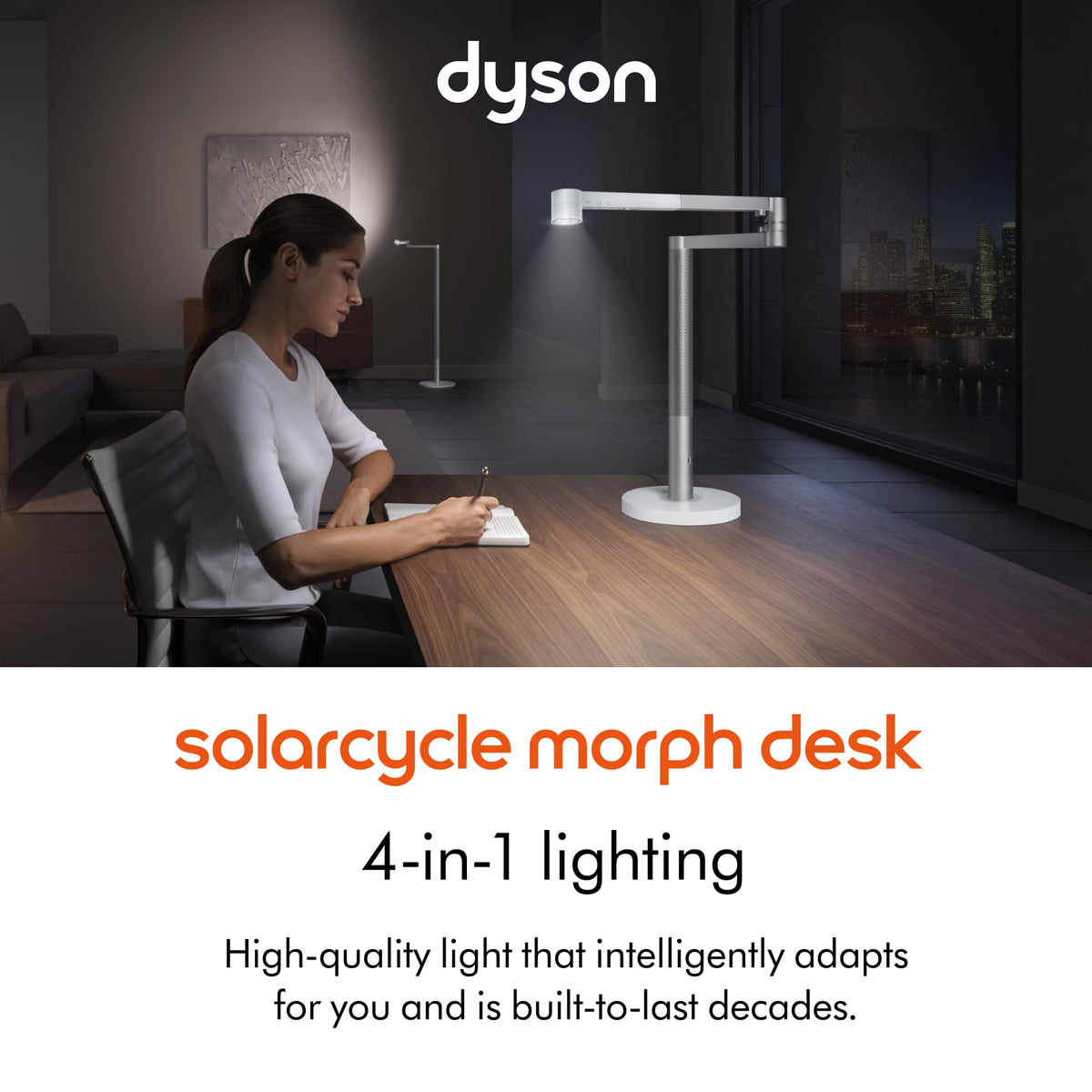 Dyson Solarcycle Morph Desk Light CD06 - Large Black Metal Lamp ...