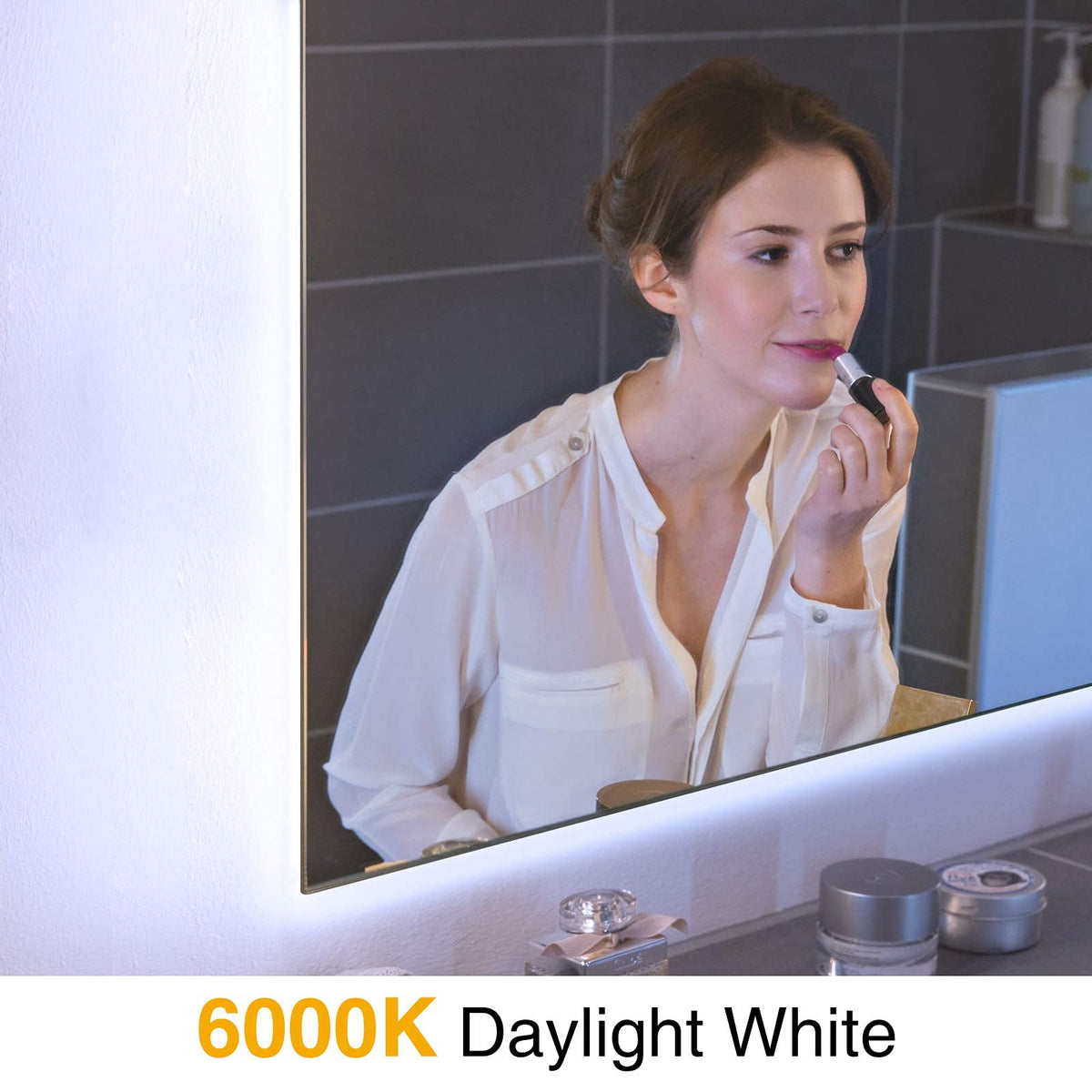 Onforu Led Strip Lights, 32.8Ft Dimmable Daylight White Tape Light Kit ...
