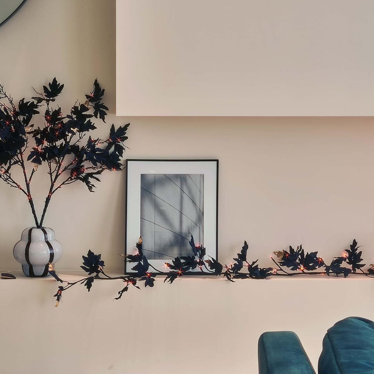 Litbloom Black Tree Branches With Lights 32In Battery Operated With Ti ...