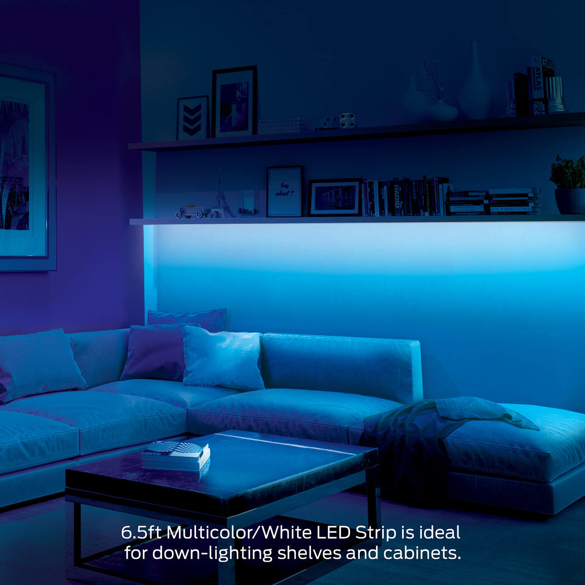 Monster LED Light Strip, Multi-Color & Multi-White, 6.5 ft, Flexible ...