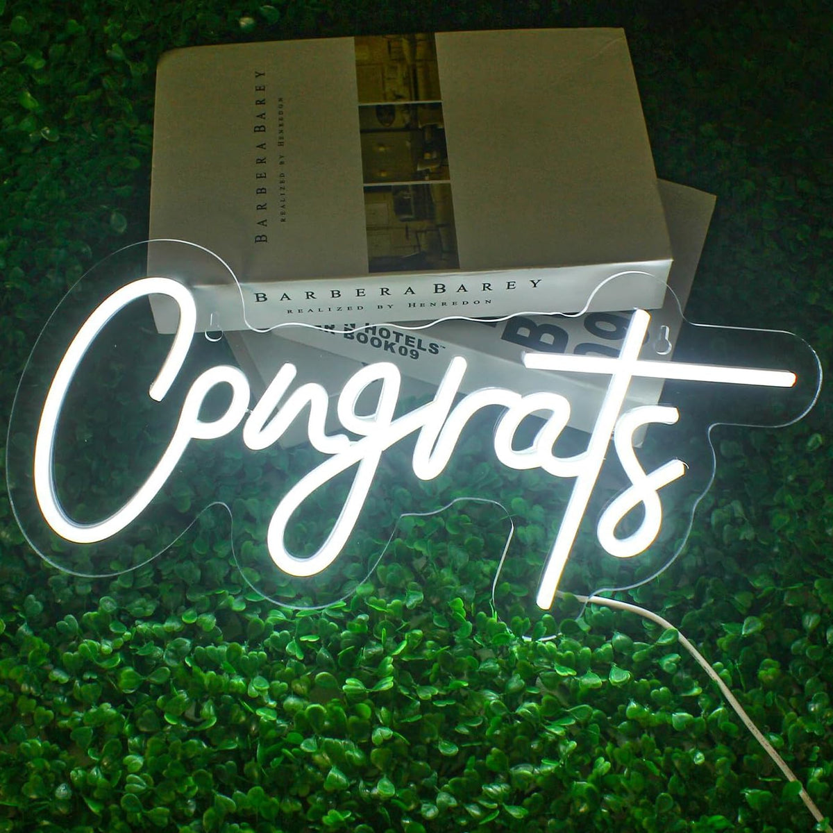 Nosun Congrats Neon Sign Celebrate Neon Signs For Wall Decor Led Signs ...