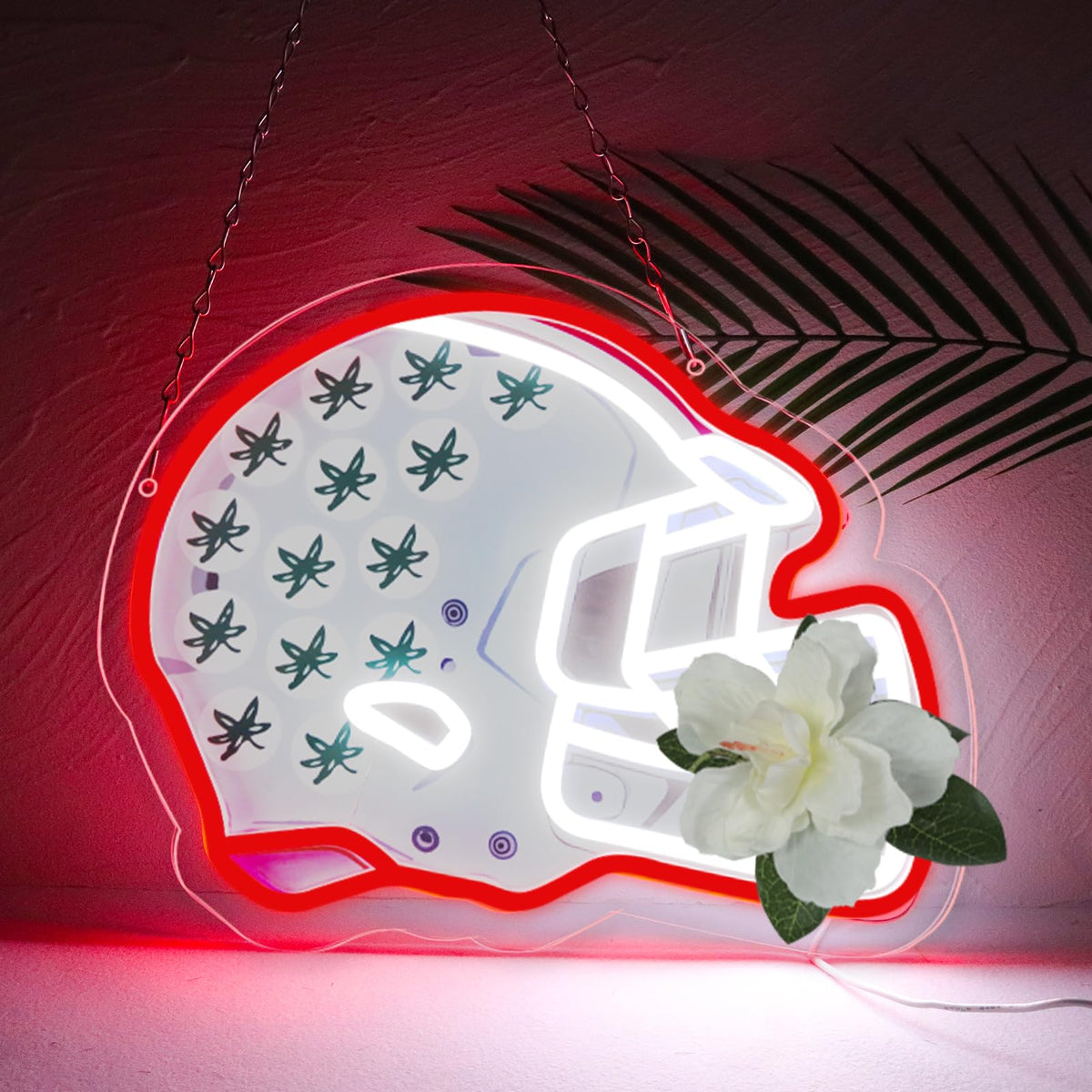 Pugna Football Merch Neon Signs for Wall Decor University Football Tea ...