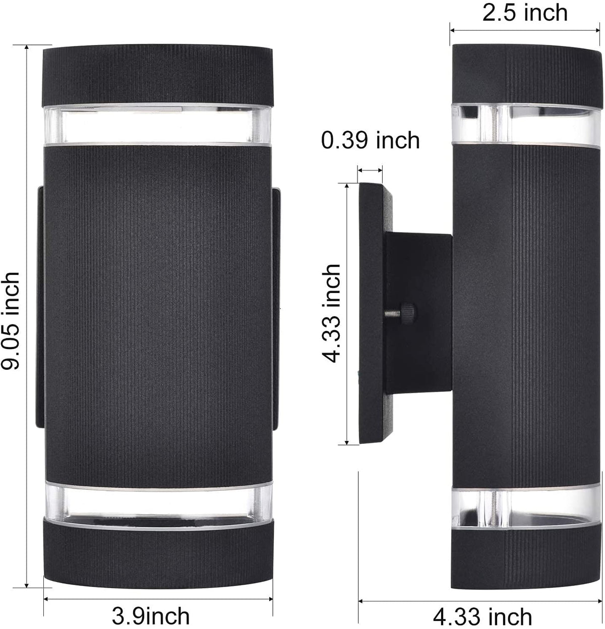 iYogaled RGB Color Changing LED Outdoor Wall Lights, 2700K-6500K, 9 Mo ...