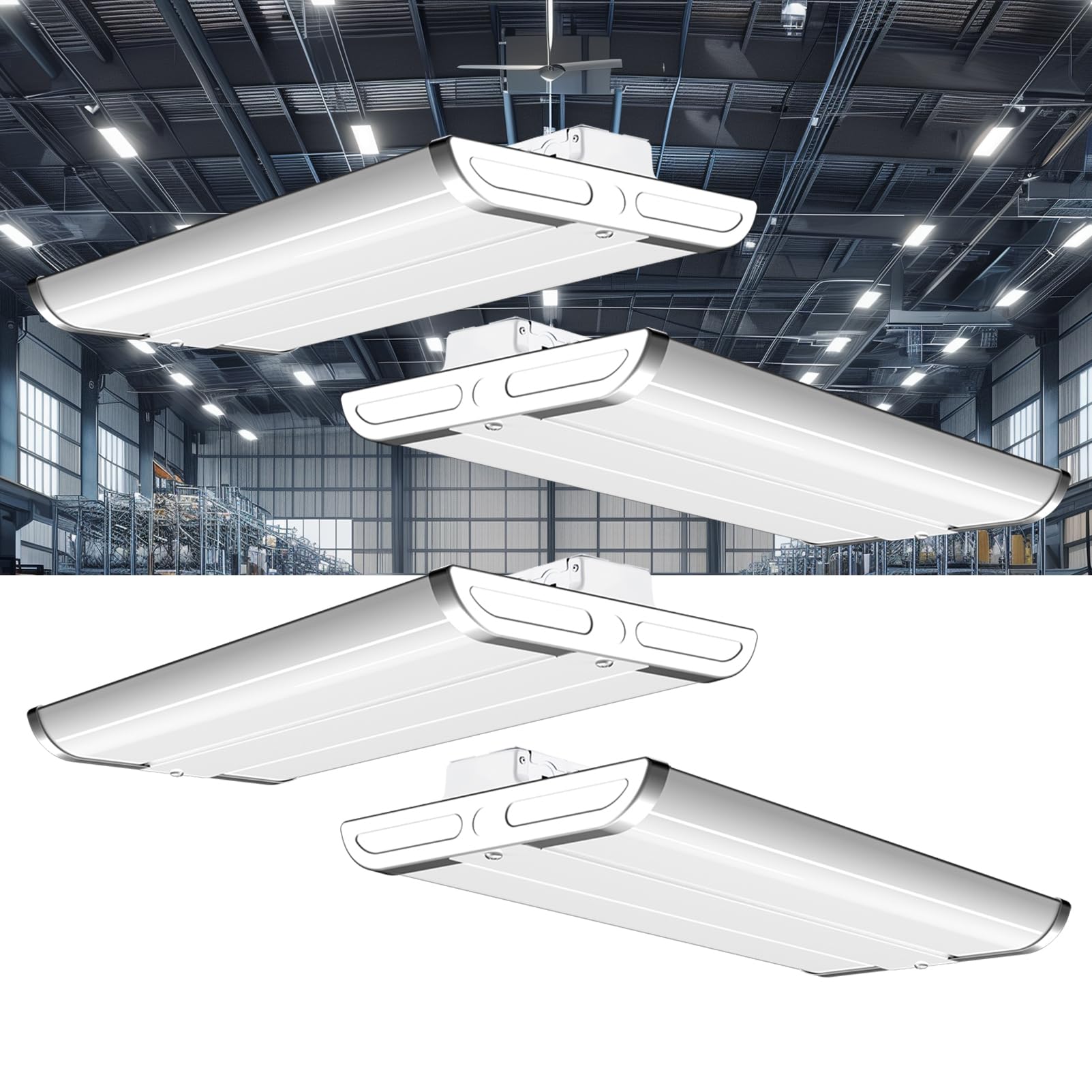 Lightdot LED High Bay Shop Light 150W 21500LM 5000K 2FT Heavy-duty All ...