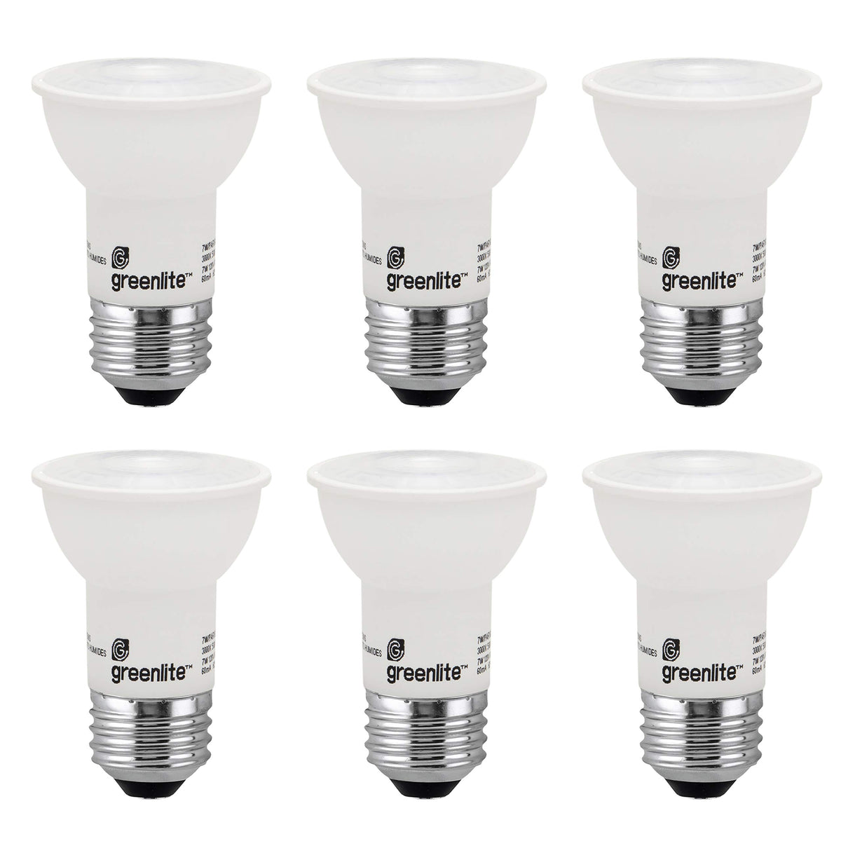 LED PAR16 Dimmable Flood Light Bulb, 7W (60W Equivalent), 500 Lumens ...