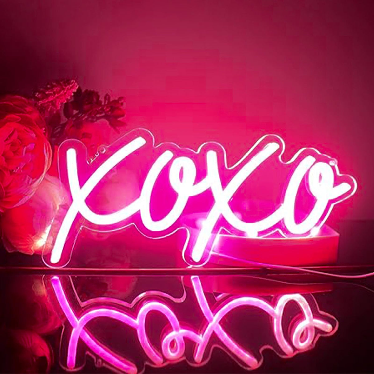 Ulalaza Neon Light Sign Led Xoxo Decorative Marquee, Usb Operated, Acr ...