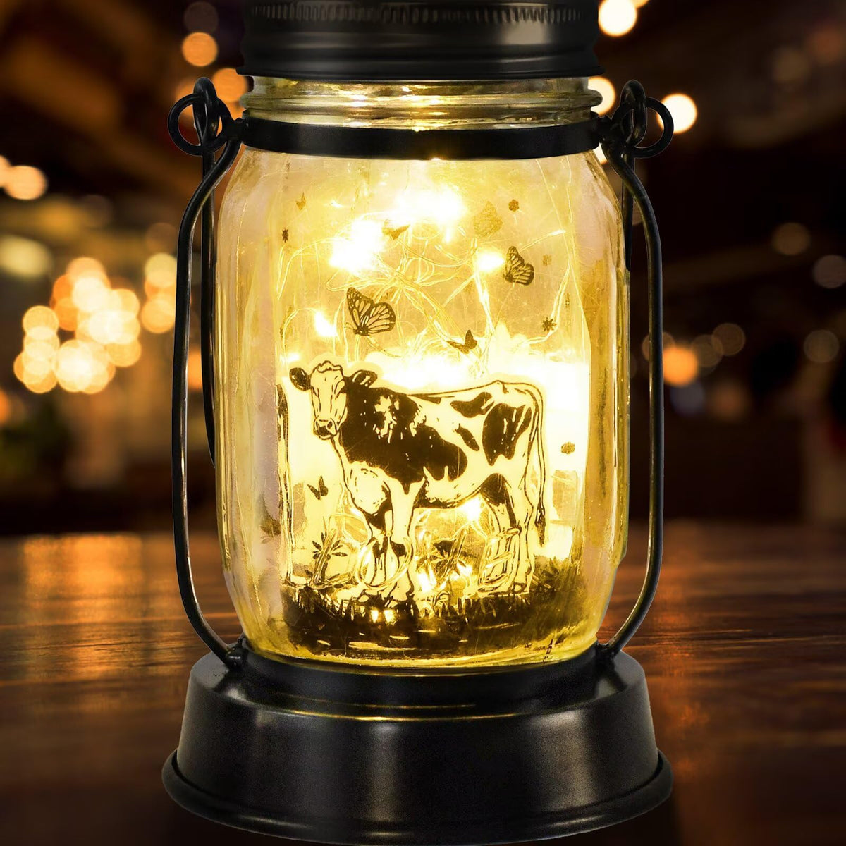 Kyoryuger Solar Lantern for Cow Lovers - Unique Outdoor Garden Decorat ...