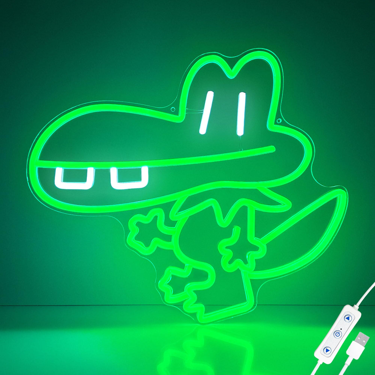 WMAT Dog Man BUB LED Neon Sign - 15x13 Inches, Vibrant Polycarbonate W ...