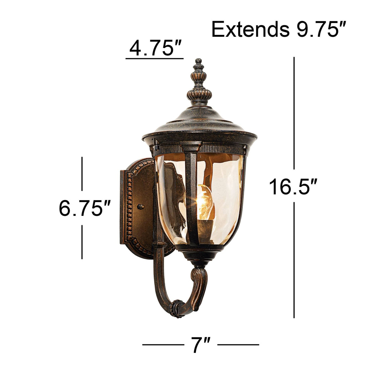 John Timberland Bellagio European Outdoor Carriage Light Fixture ...