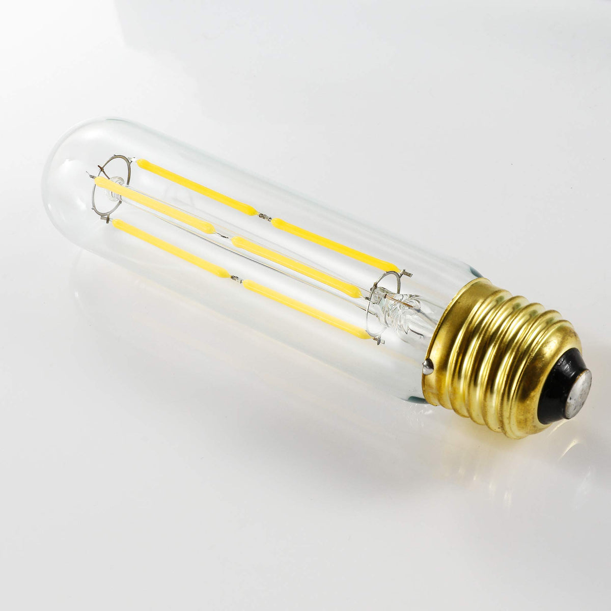 E26 Tubular Led Bulb 6W,Dimmable T10 Edison Led Tube Bulbs 5000K Cool ...