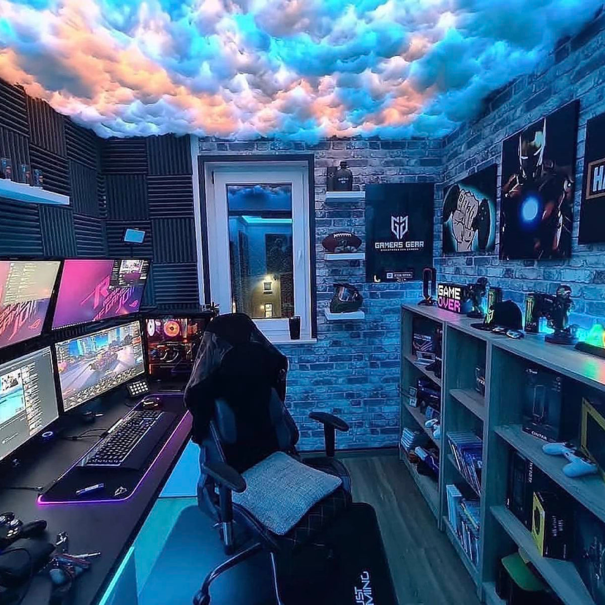 FUSLITE 2024 New Cloud Light, 3D Thundercloud LED Light Cotton ...