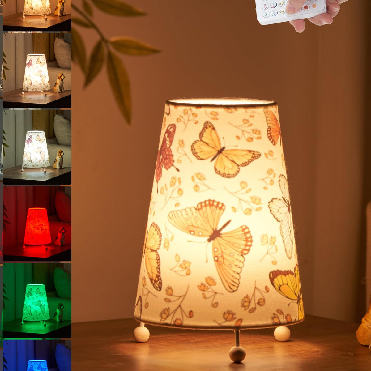 UMEXUS Cordless Table Lamp with Timer, Built-in Rechargeable Battery ...