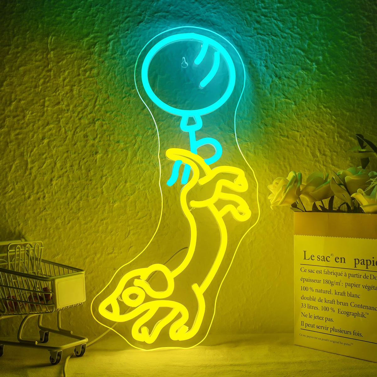 Dreamfort Dachshund Balloon Neon Sign Dog Neon Lights For Wall Decor C ...
