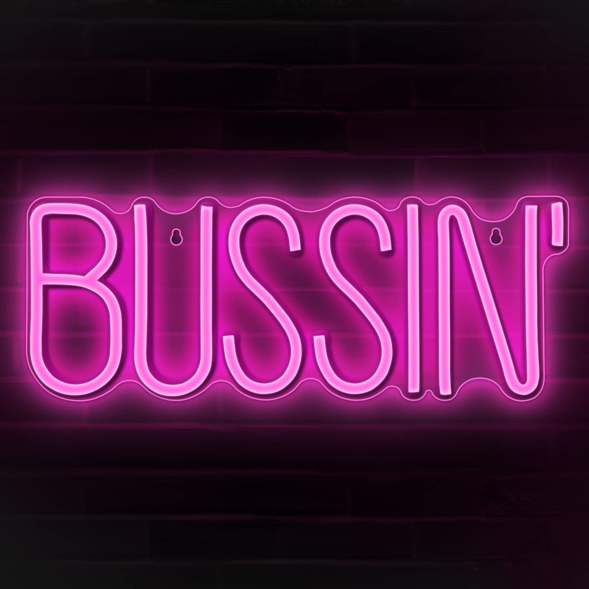 Lumoonosity Bussin Neon Sign - LED Wall Decor for Gamers - Extra Large ...