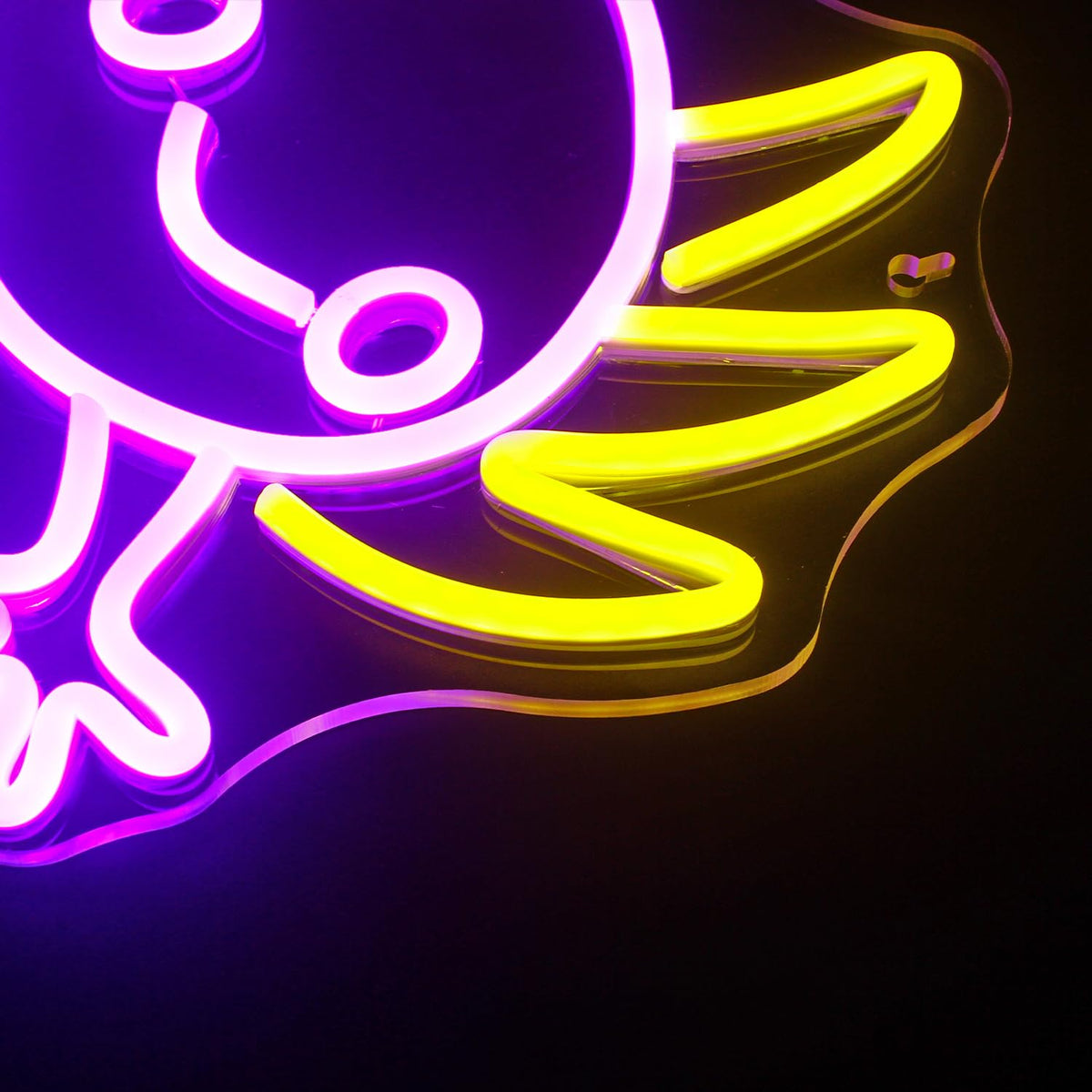Lucunstar Axolotl Neon Sign,Anime Neon Sign,Neon Signs For Wall Decor,Man Cave Decor For Men ...