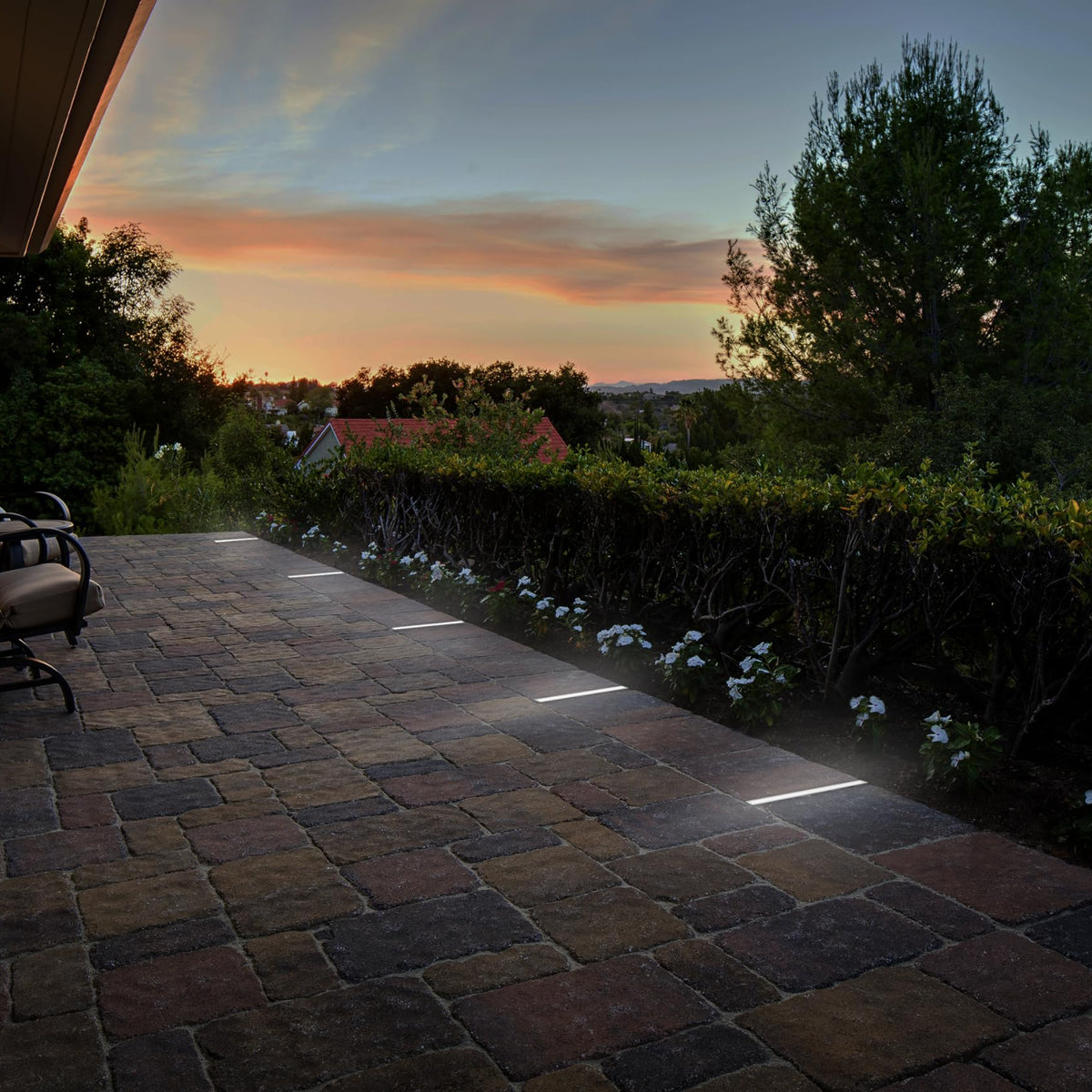 LUMENGY Paver Light Slim 0.5x6 Inch Glare-Free Brick Lighting for ...