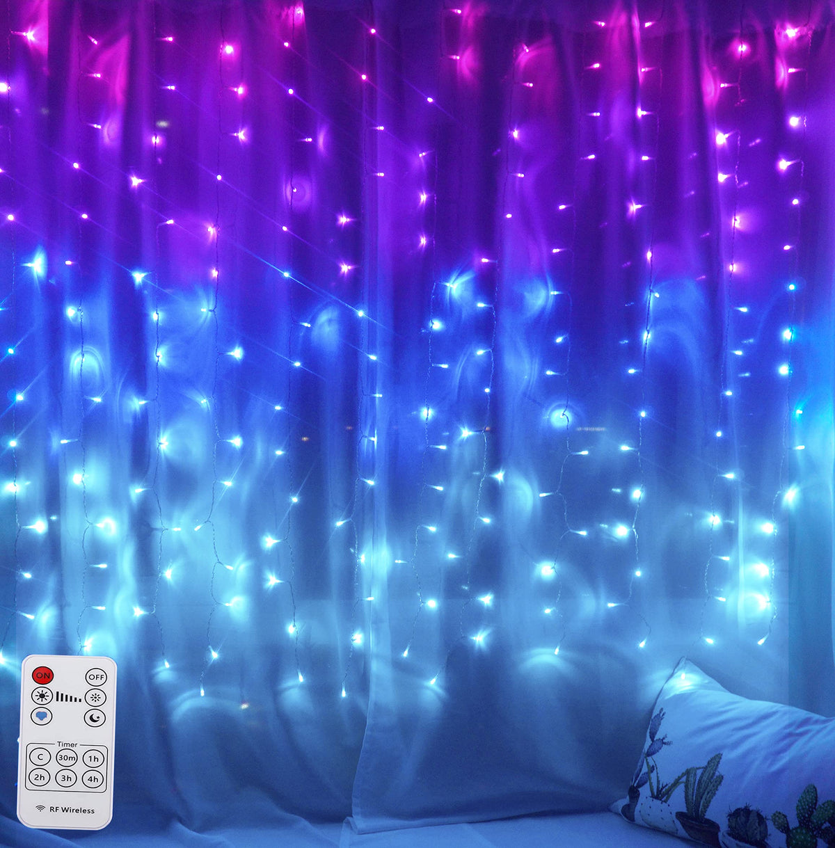 Ariswill Ombre Fairy Lights - Remote-Controlled LED String Lights for ...