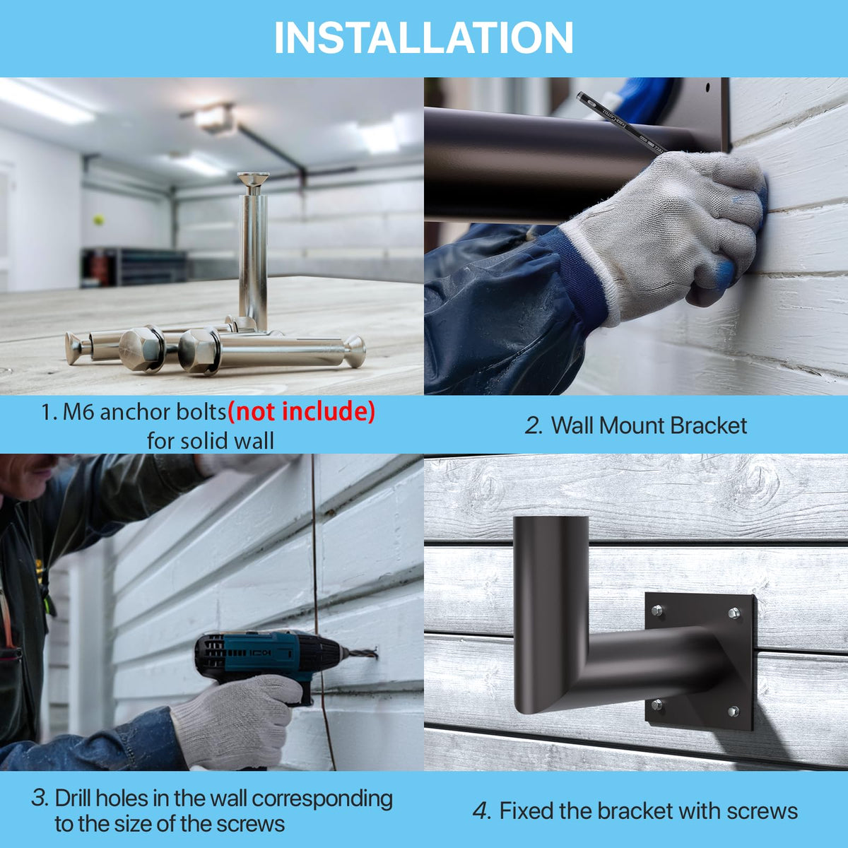 HYPERLITE Wall Mount Bracket: 90 Degree for Parking Lot Light - L Shape ...