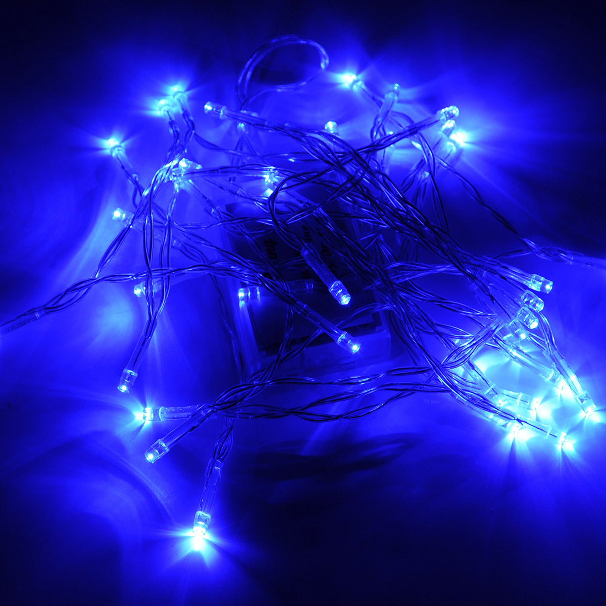 Karlling Battery Operated Blue 40 LED Fairy Light String Wedding Party ...