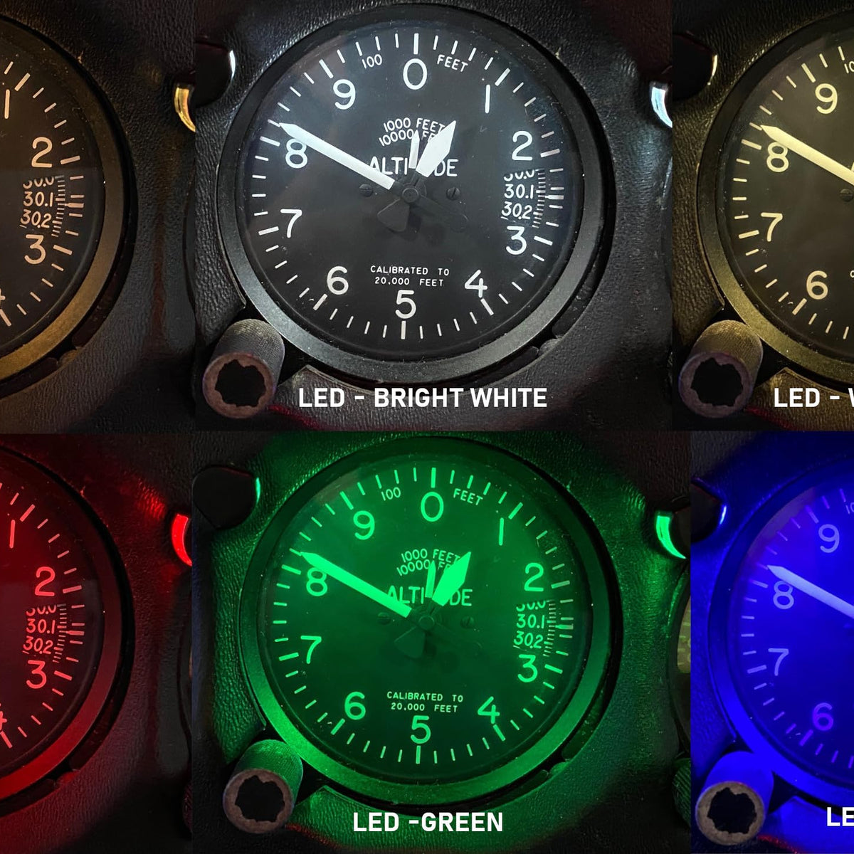 Aero-Lites LED Replacement Bulb | 28V DC | Midget Flanged Base | Model ...