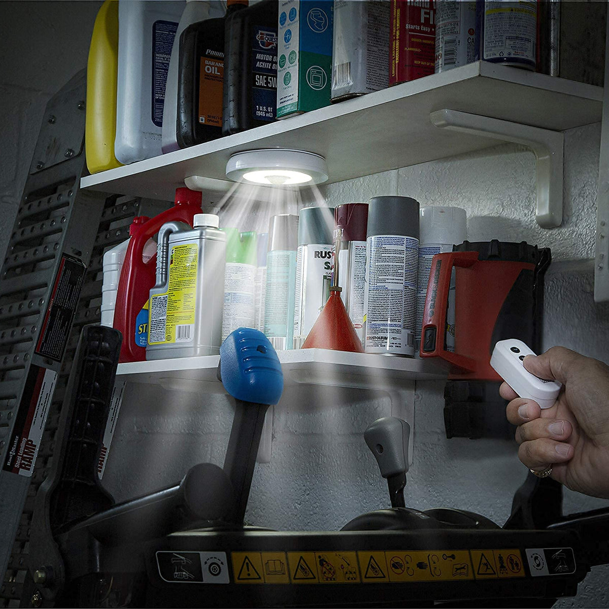 Remote Control LED Light - Motion Activated, Adjustable Brightness ...