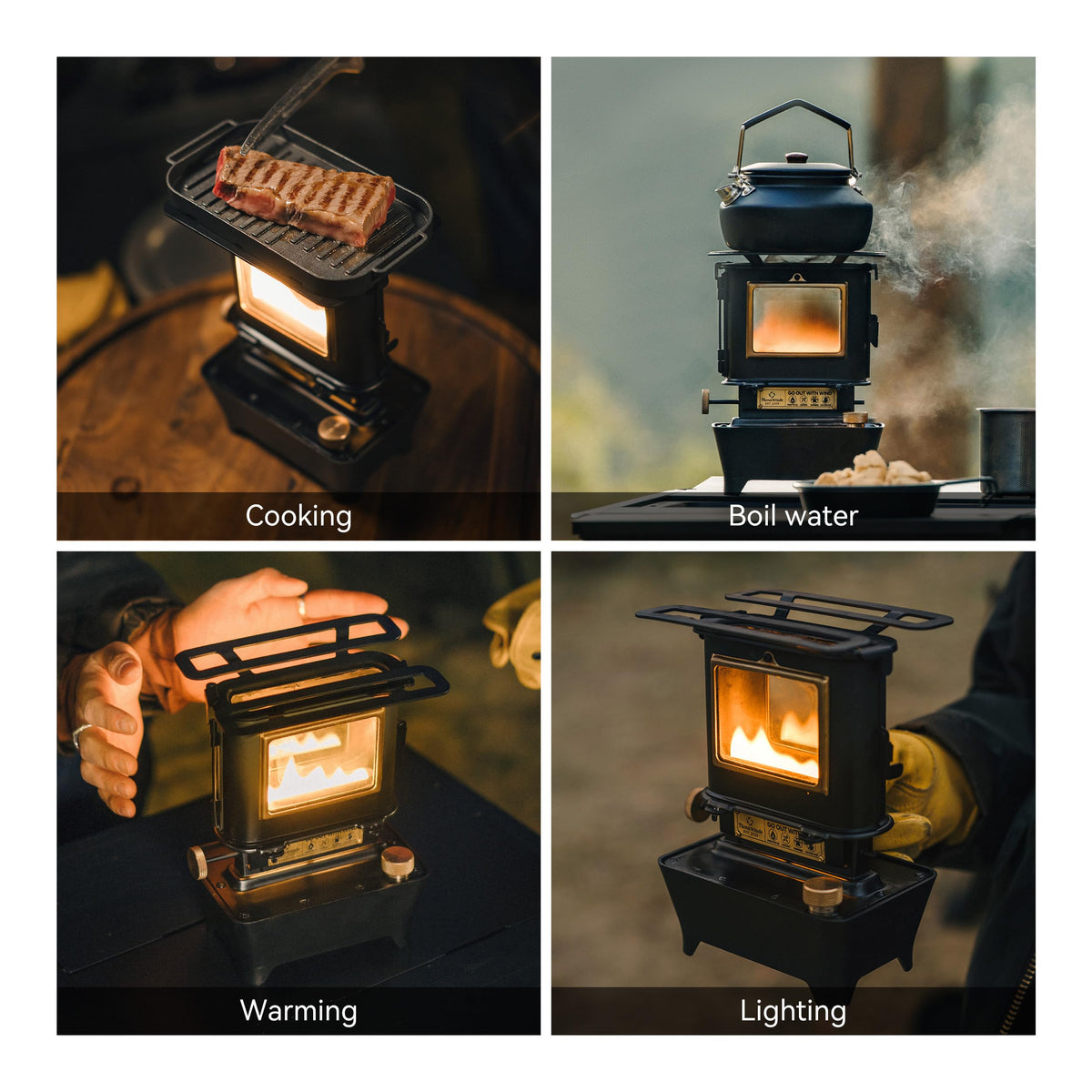 Thous Winds Camping Oil Lantern, Fuel Lamp for Outdoor Lighting ...