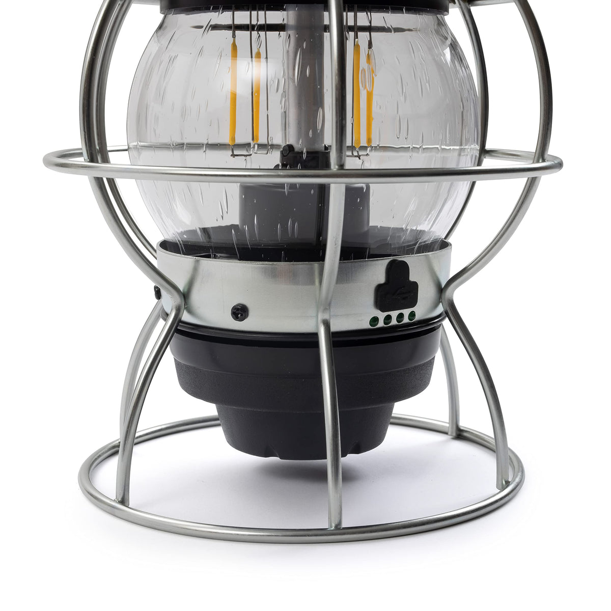 Barebones Railroad Lantern – Vintage LED Camping Light, Rechargeable ...