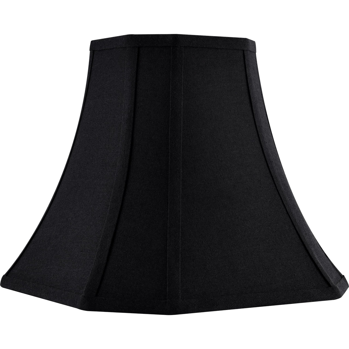 JERHOUS Black Square Cut Corner Bell Lamp Shade Medium Lampshade 6.5Top ...