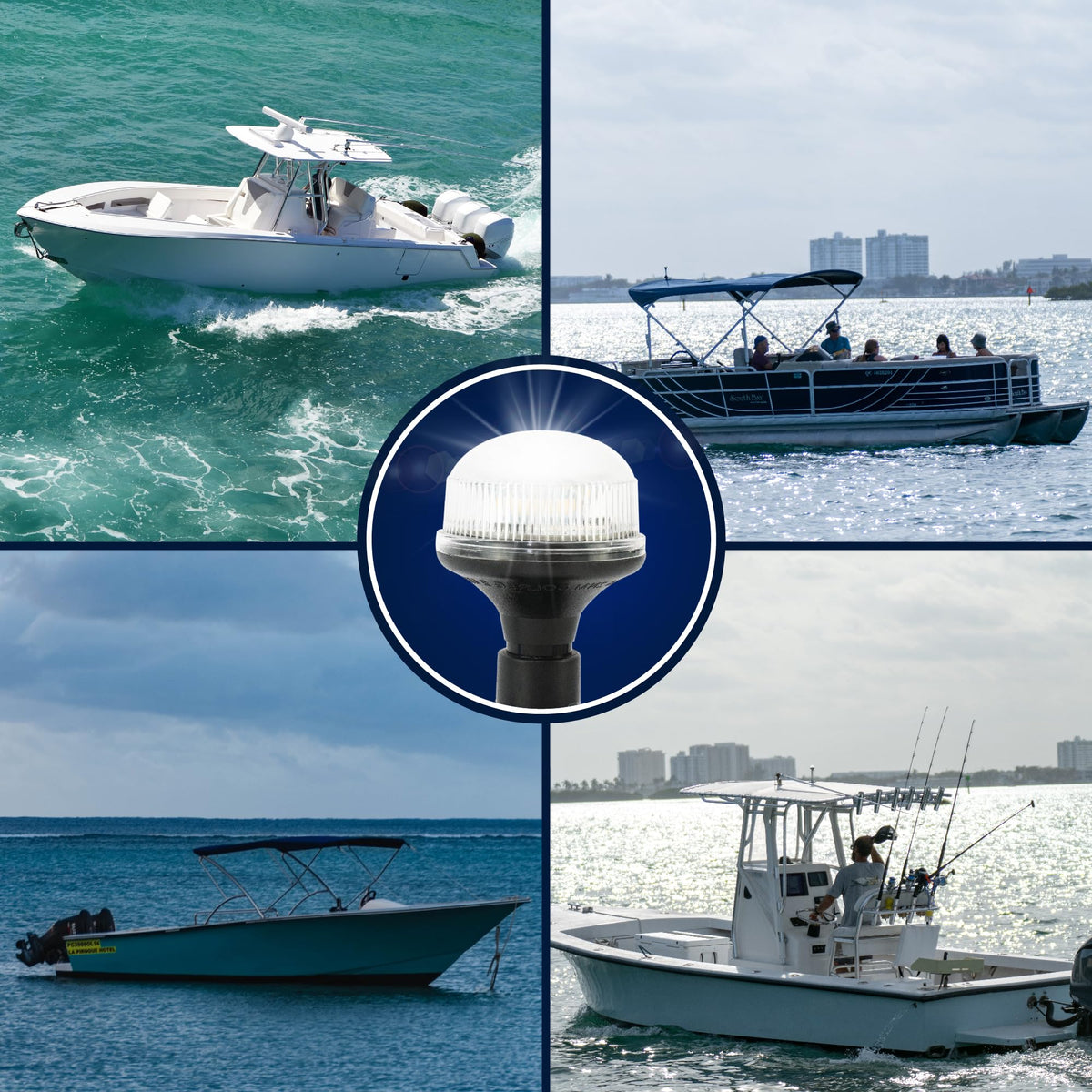 Five Oceans Anchor Light - Stern Lights For Boats, Boat Lights Navigat ...