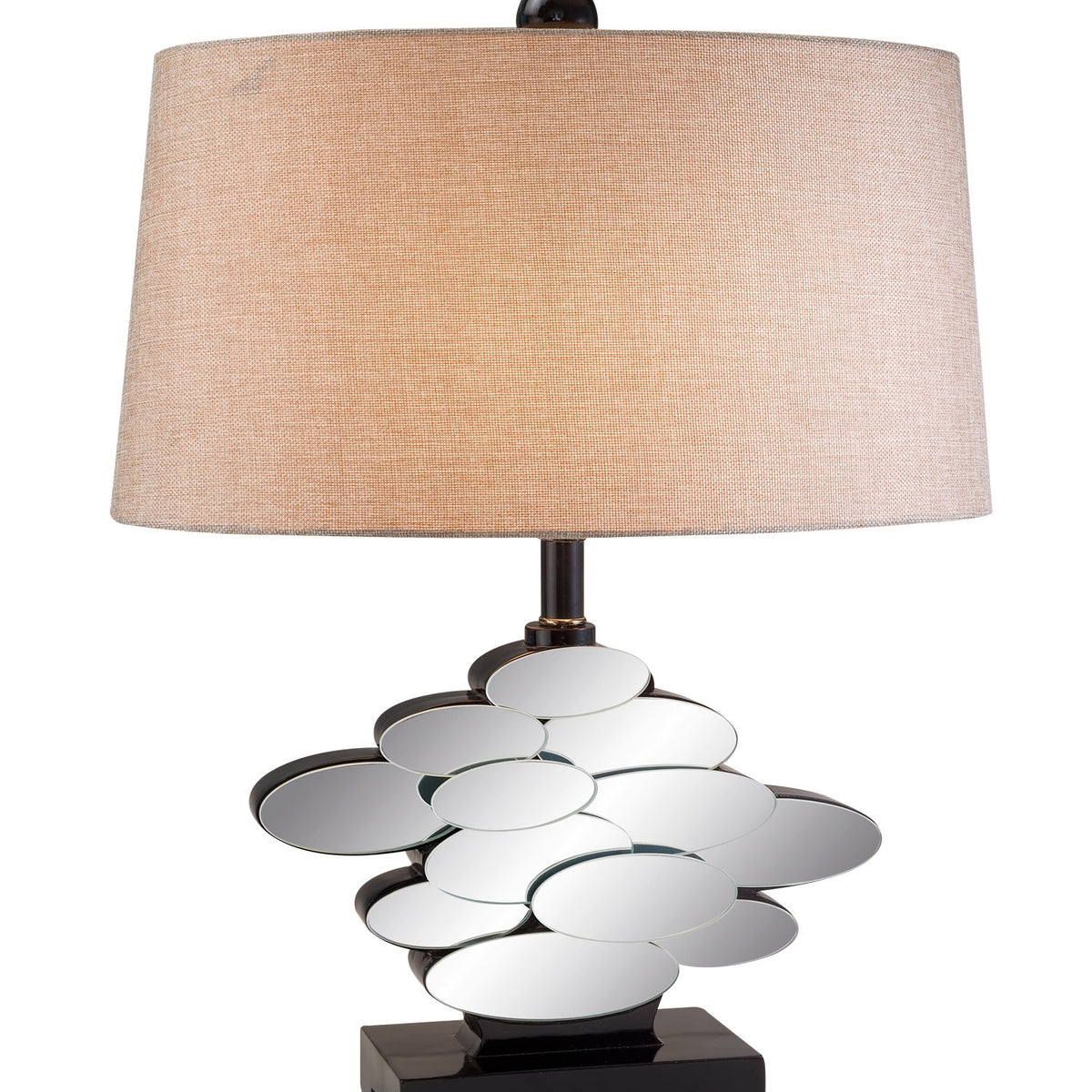 OK Lighting Table Lamp, Resin, Model OK-4258-T2, Black – Lightsdaddy