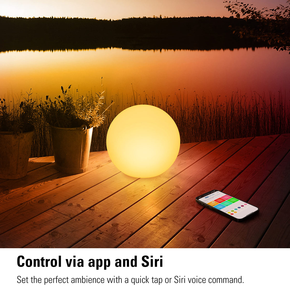 Eve Flare Portable Smart LED Lamp - Apple HomeKit, IP65, Wireless Char ...