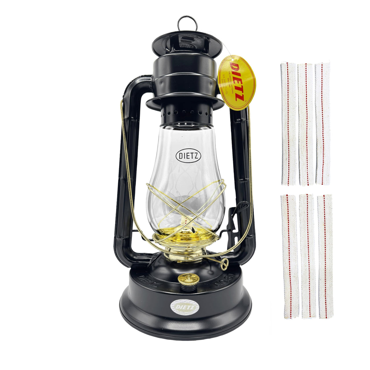 LIGHT OF MINE Blizzard Oil Lantern - Dietz #80, Borosilicate Glass, Bl ...