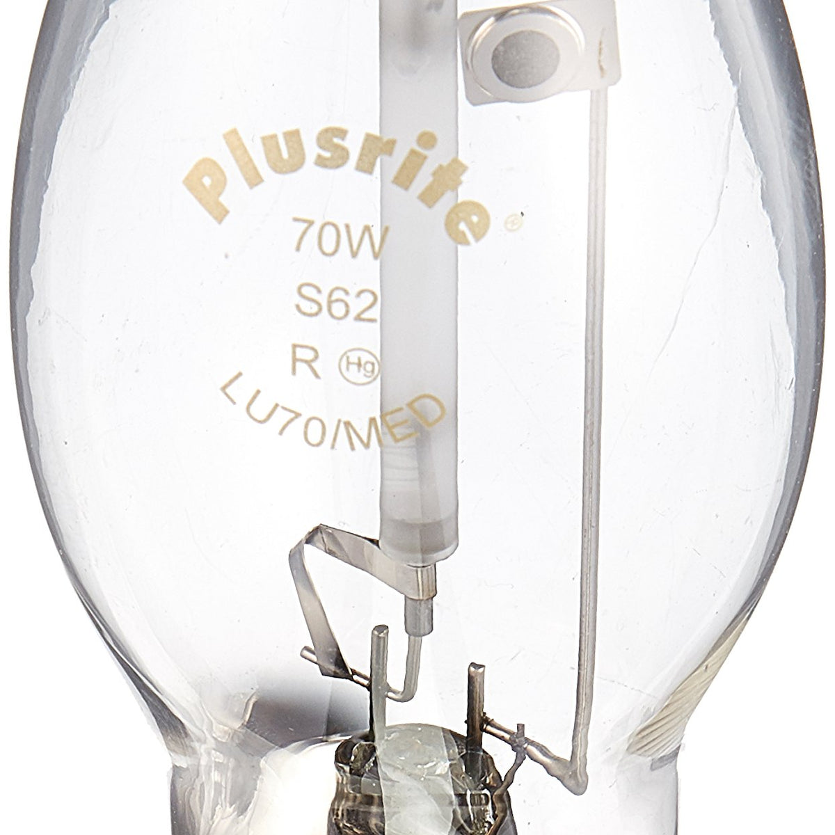 Plusrite High Pressure Sodium Light Bulb 70W ED17 Warm White Model 200 ...