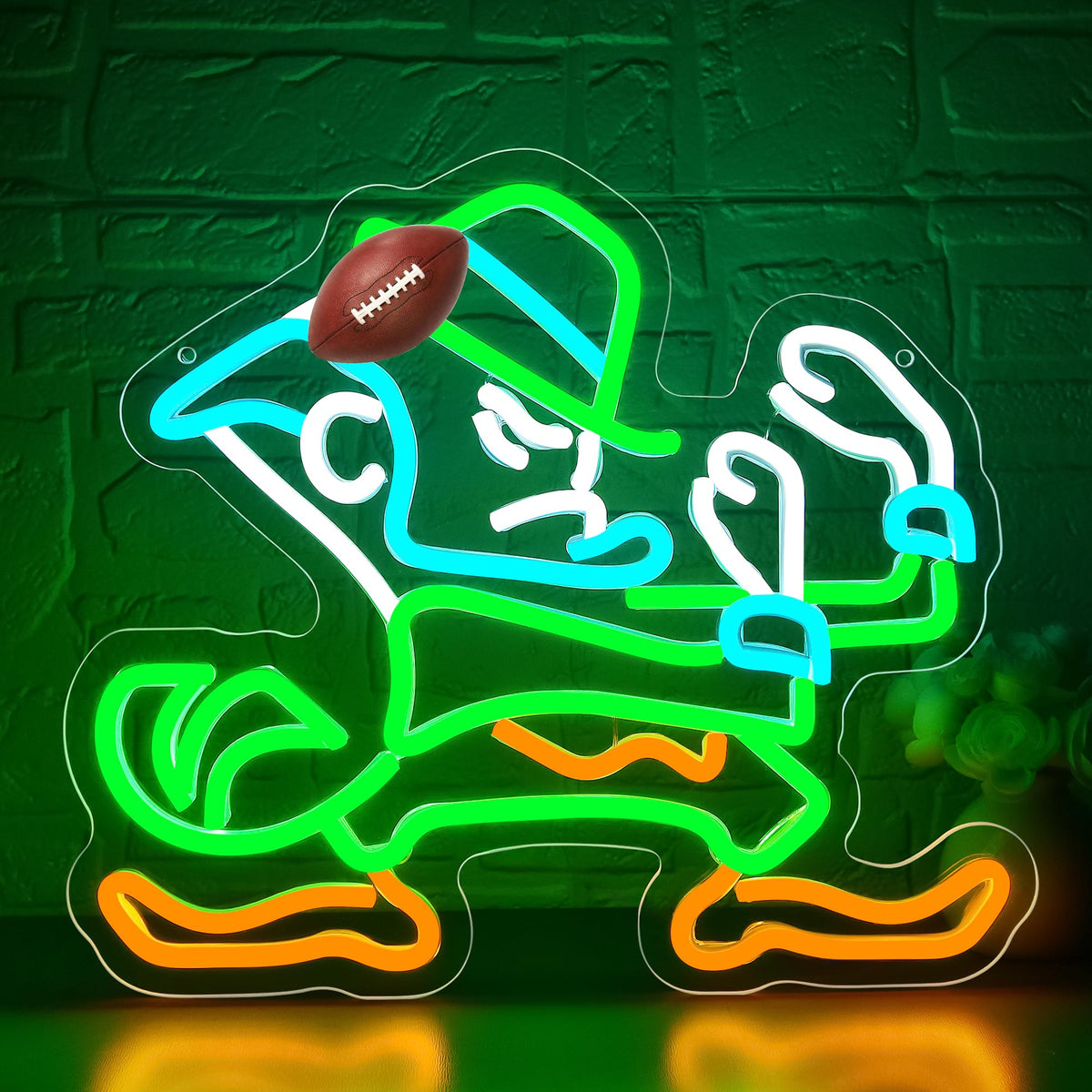 University Neon Sign for Wall Decor Dimmable University Football Team ...
