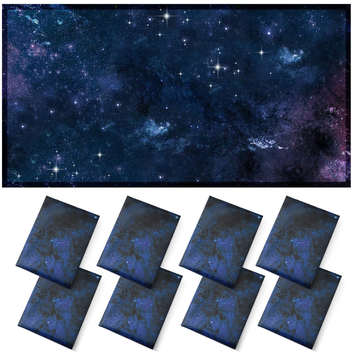 ANGSYLTH 8 Pcs Fluorescent Light Covers - 4 x 2 Feet Starry Sky Covers ...