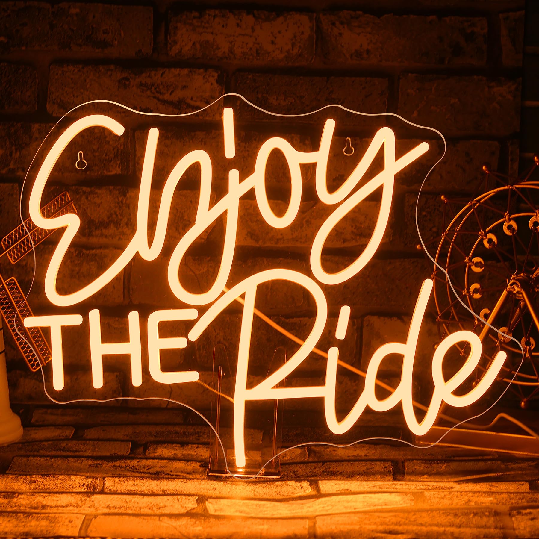 Nosun Enjoy The Ride Neon Sign Sports Neon Signs Led Light Sign Gym Lo ...