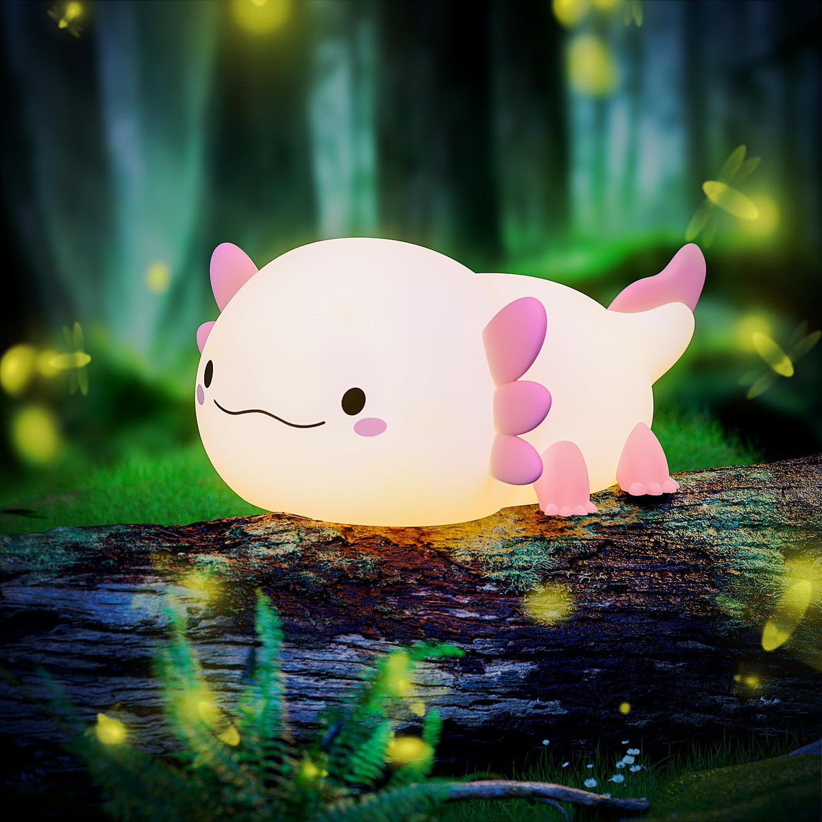 Mumuq Axolotl Night Light, Led Cute Silicone Nursery Axolotl Nightligh ...
