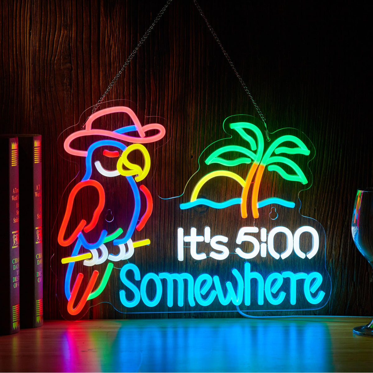 NEONLAND Neon Sign for Wall Decor, USB Powered, Dimmable, 16.5inx12.6i ...