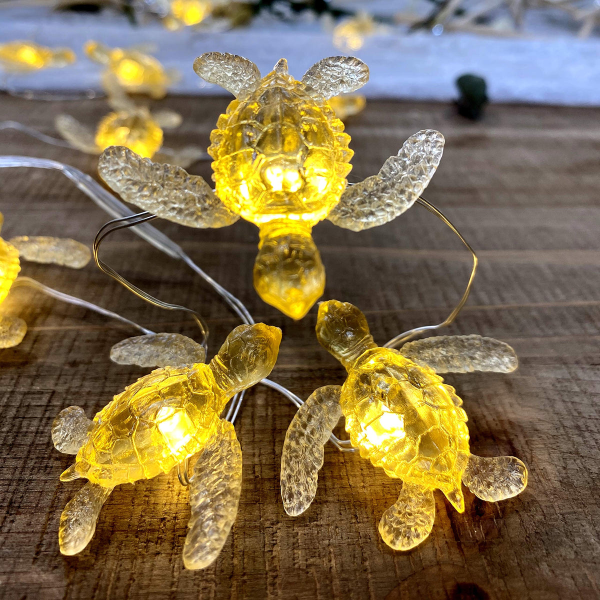 Sea Turtle Fairy Lights Ocean Theme String Lights Indoor-Cute Beach ...