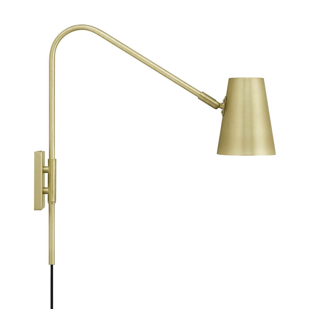 Modway Faye Wall Sconce, Metal, Satin Brass, Model EEI-6532-SBR ...